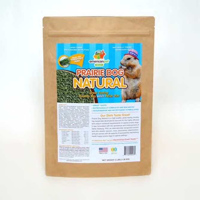 APD Prarrie Dog Natural Diet (3LB)